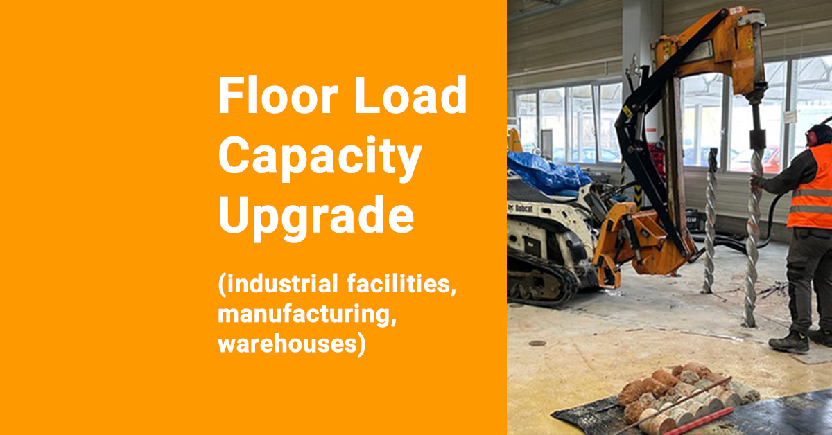 Floor Load Capacity Upgrade (industrial facilities, manufacturing ...
